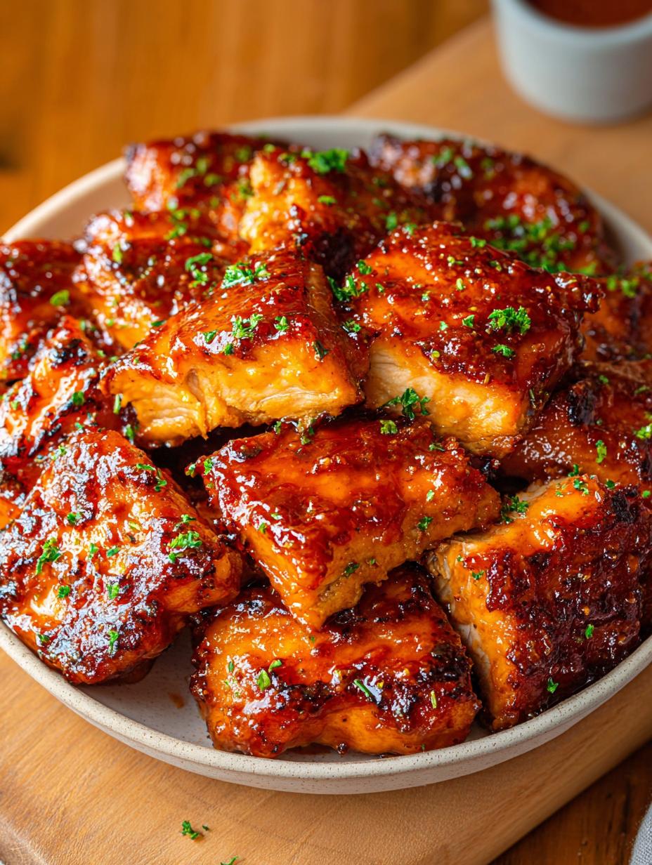 Air Fryer Honey BBQ Chicken Bites: 10-Minute Delight – mealbulk