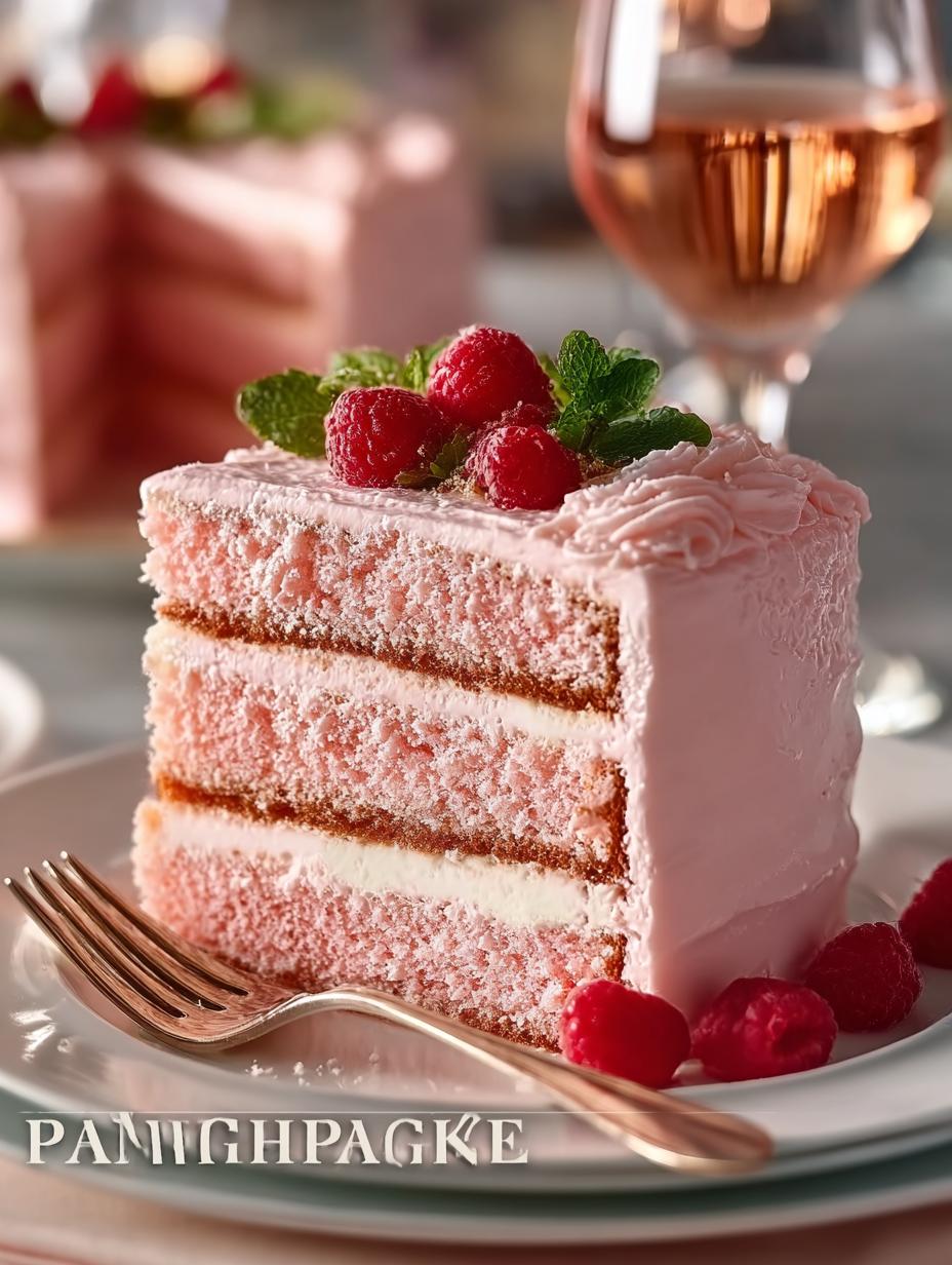 Elegant Pink Champagne Cake: A Luxurious Celebration Delight – mealbulk