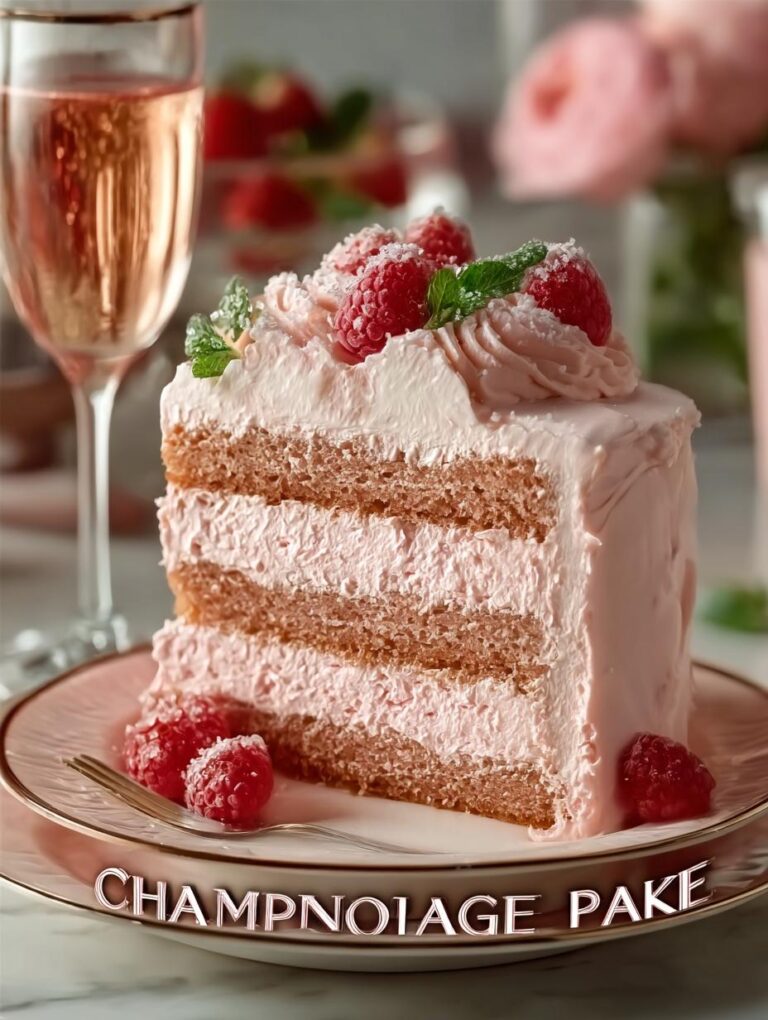 Elegant Pink Champagne Cake: A Luxurious Celebration Delight – mealbulk