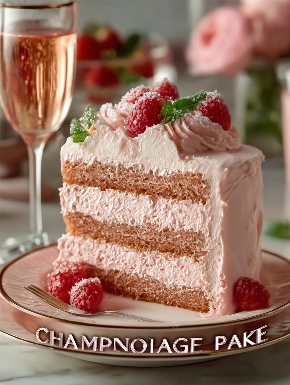 Elegant Pink Champagne Cake: A Luxurious Celebration Delight – mealbulk