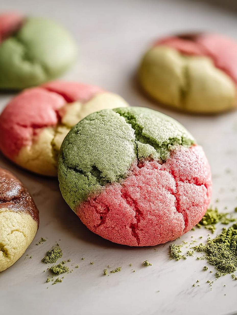 Delightful Strawberry Matcha Neapolitan Cookies – mealbulk